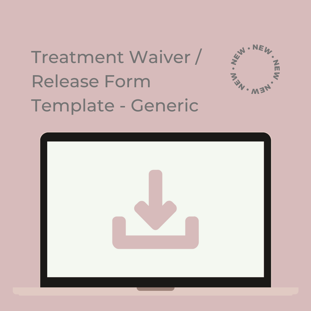 Treatment Waiver / Release Form Template - Generic – Skin & Beauty ...